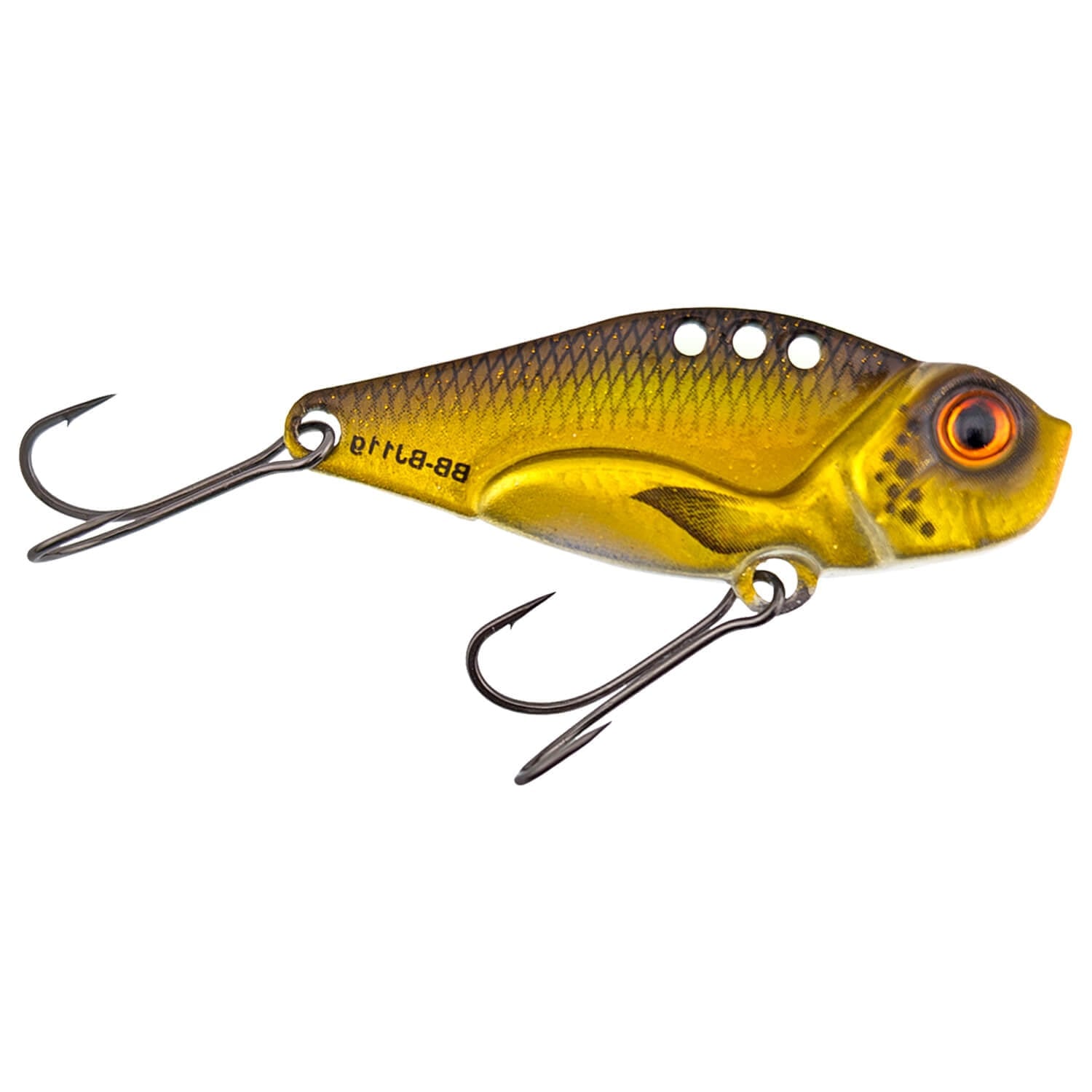 Hybrida Barschbaron BladeJig Zikade Black & Gold | 4,5cm 11g im Köder ...