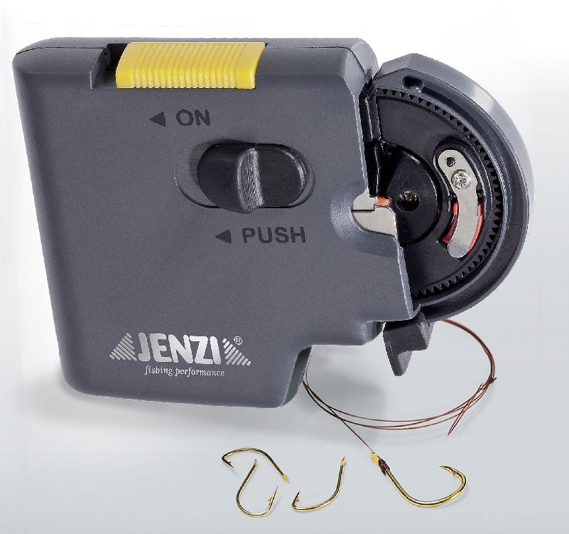 Jenzi automatic fishing hook tyer machine buy by Koeder Laden