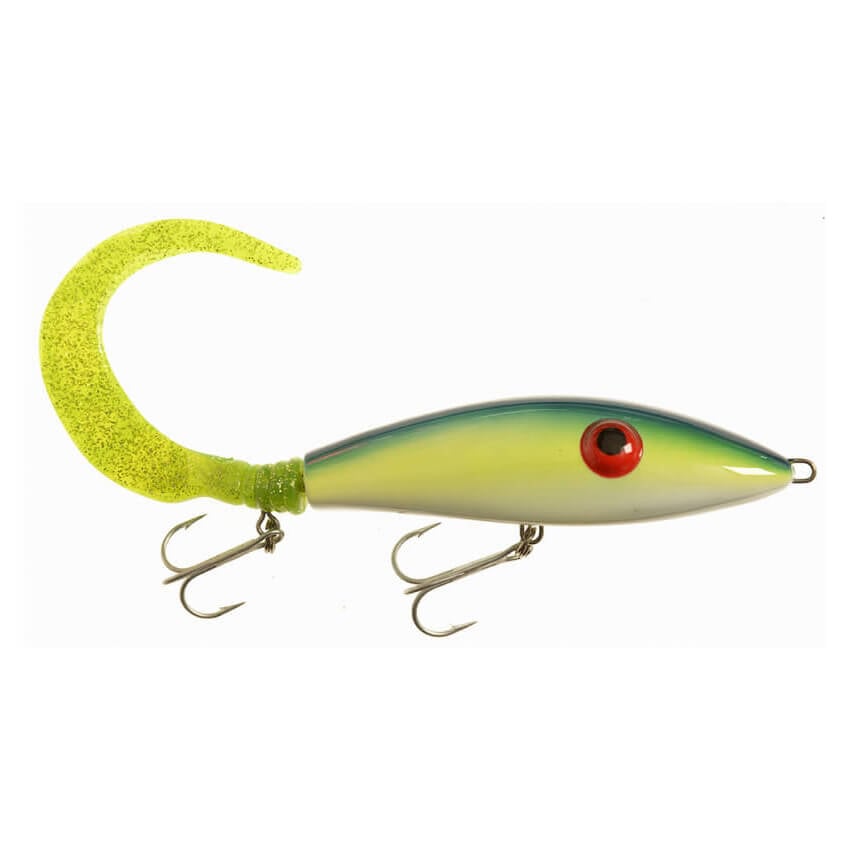 Zalt Zam Z 21 Jerktail Lure 04 green white buy by Koeder Laden