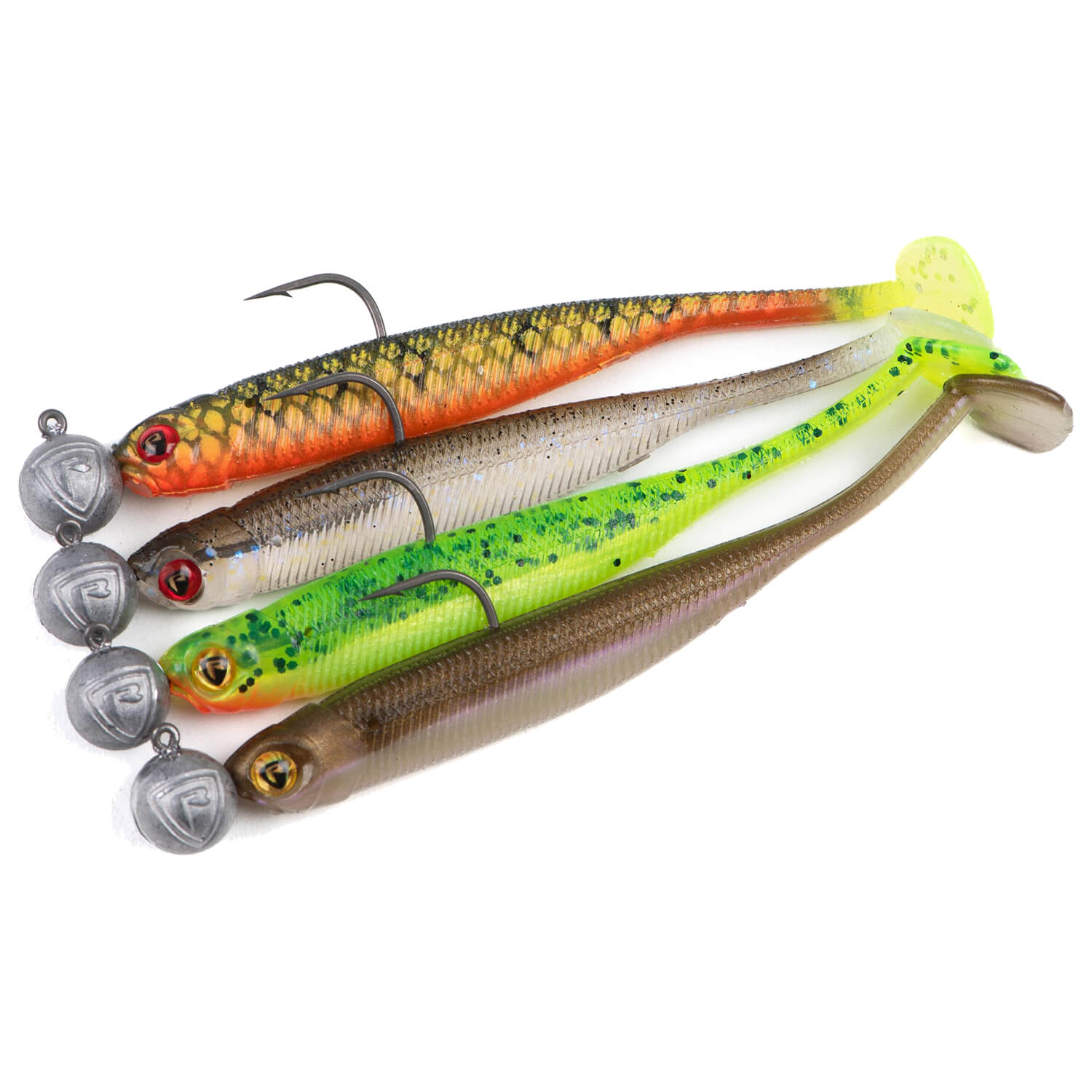 Fox Rage Micro Tiddler Fast Loaded Soft Plastic Lures Set 8cm buy by ...