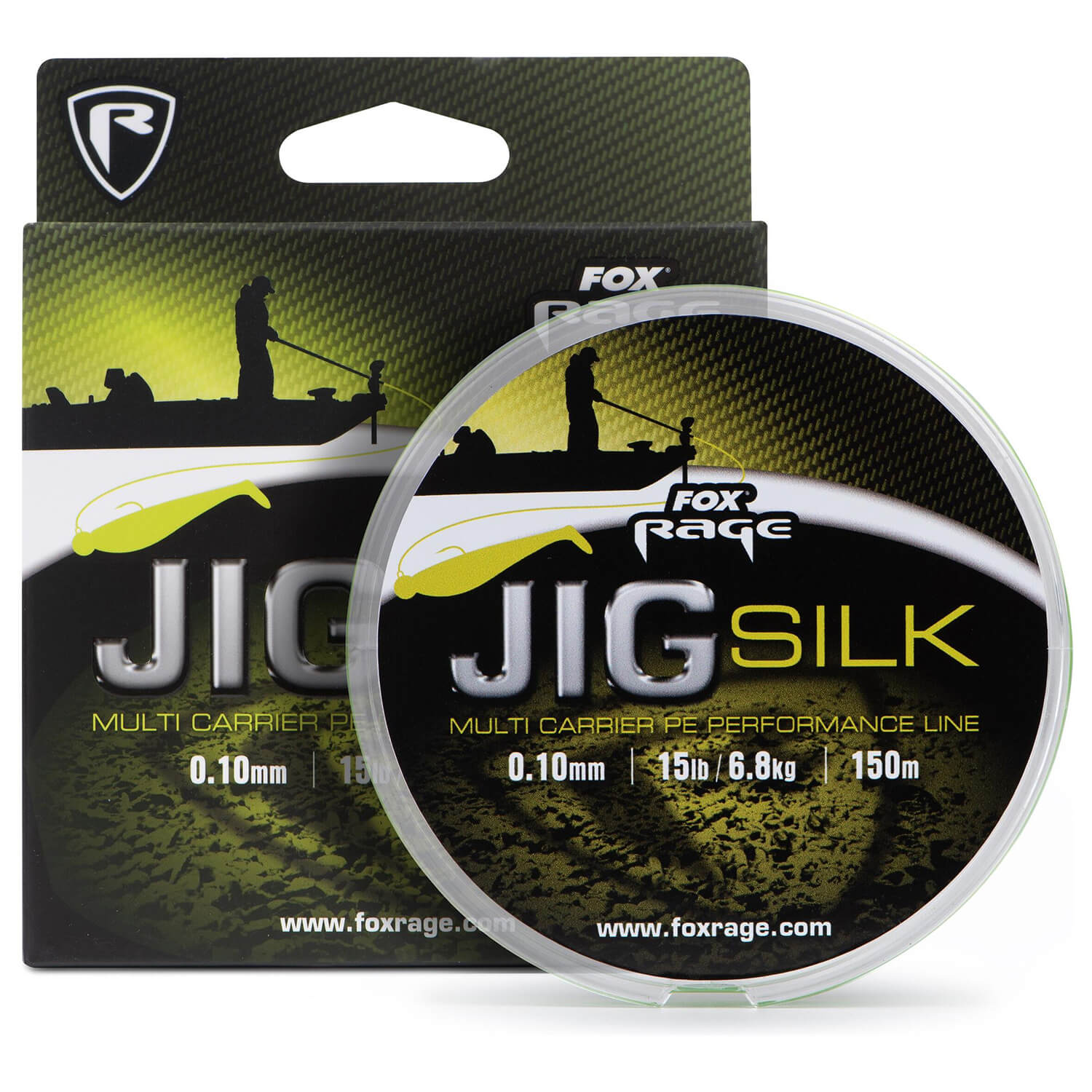 Fox Rage Jig Silk Braid Fishing Line 150m Green 6,8kg 0,10mm buy by ...
